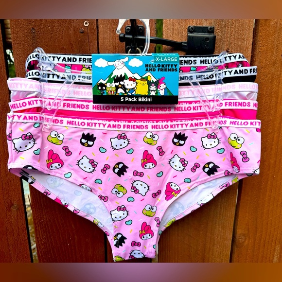 Hello Kitty | Intimates & Sleepwear | Hello Kitty 5 Pack Junior Bikini ...